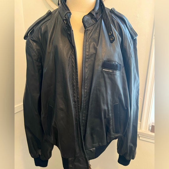 Members Only | Jackets & Coats | Vintage Members Only Leather Jacket ...